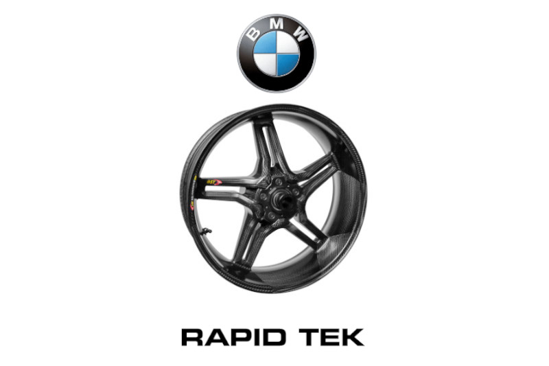BST Rapid TEK Carbon Fibre Wheels - BMW M1000 RR (21-24) - Red Mist ...
