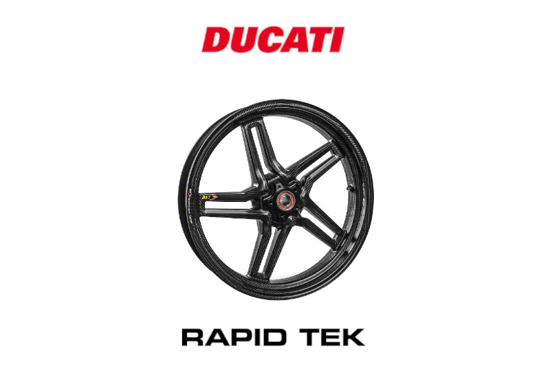 BST Rapid TEK Carbon Fibre Wheels - Ducati Panigale V2 / V2S (2025 ...