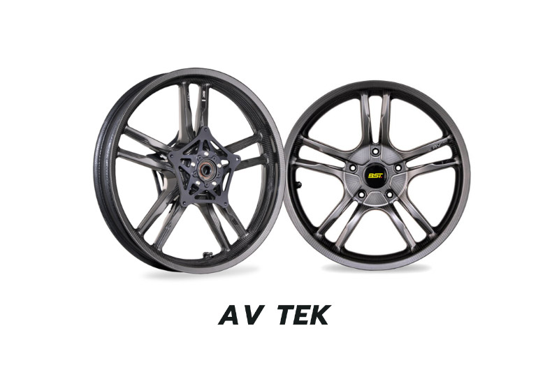 BST AV TEK Carbon Fibre Wheels – BMW R1300 GS / Adventure ABS (23-Current) - Red Mist Motorcycle ...