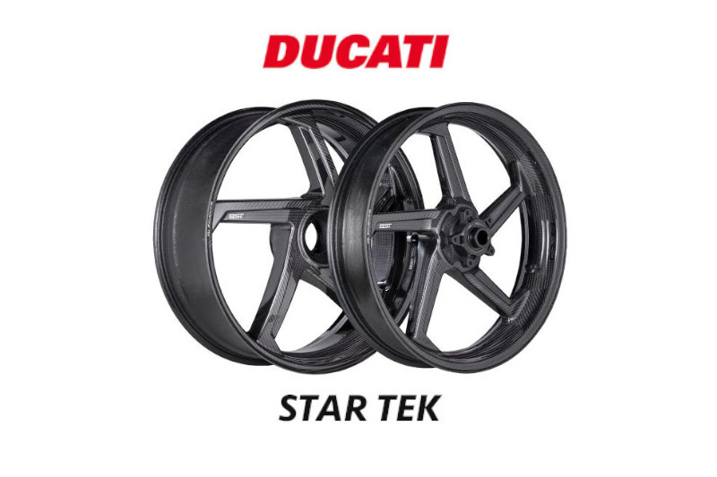 BST Star TEK Carbon Fibre Wheels - Ducati Panigale V2 / V4 / V4S / V4R ...