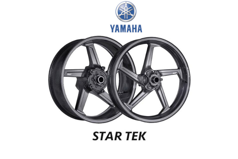 BST Star TEK Carbon Fibre Wheels - Yamaha R1 / R1M / MT10 / FZ10 (not ...